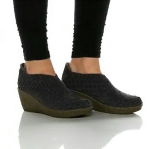 bernie mev. | Shoes | Bernie Mev Sally Wedge Ankle Bootie | Poshmark